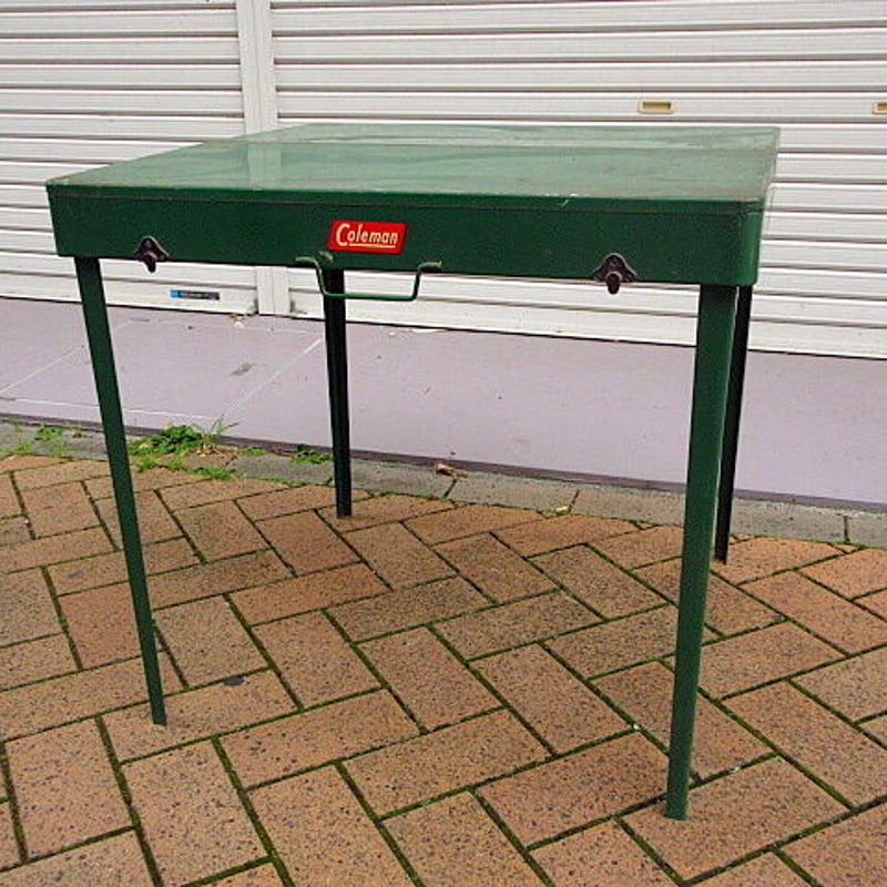 ビンテージ50's○Coleman メタルピクニックテーブル○201013f1 ビンテージ50's○Coleman メタルピクニックテーブル○201013f1