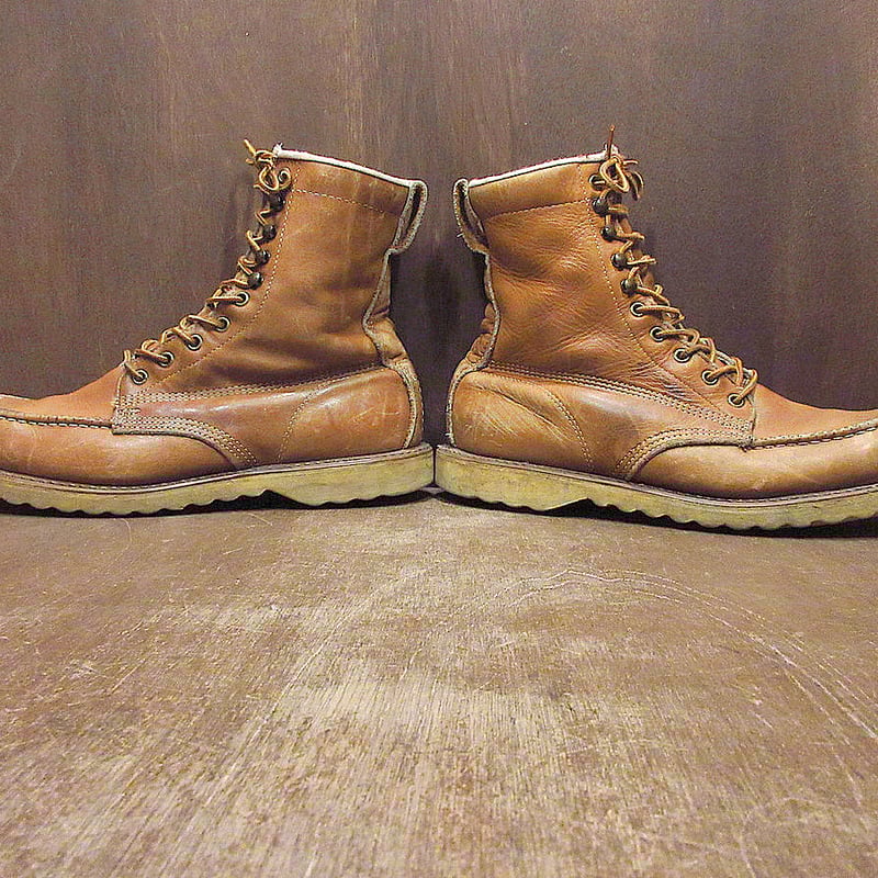 ビンテージ70's80's○BILTRITE Nuron-Crepeレザーワークブーツ ビンテージ70's80's○BILTRITE Nuron-Crepeレザーワークブーツ