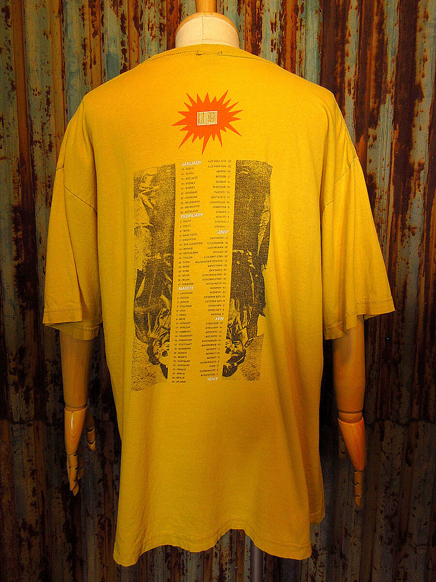 ビンテージ90's○R.E.M. 1995年コットンプリントツアーTシャツ ビンテージ90's○R.E.M. 1995年コットンプリントツアーTシャツ