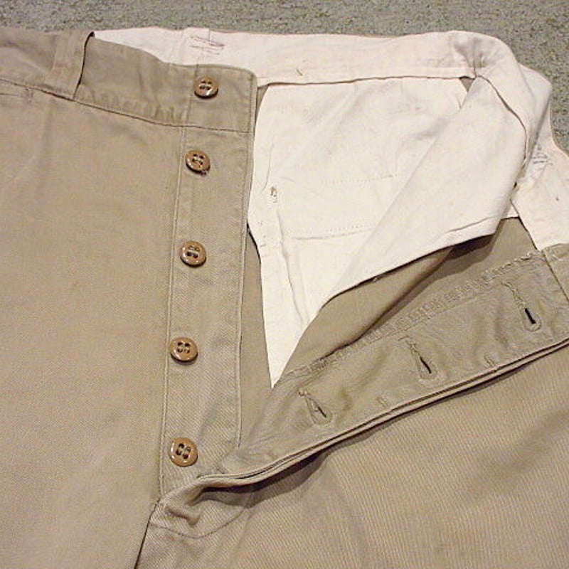 ビンテージ50's○U.S.ARMY M-1945ボタンフライチノトラウザーズ ビンテージ50's○U.S.ARMY M-1945ボタンフライチノトラウザーズ