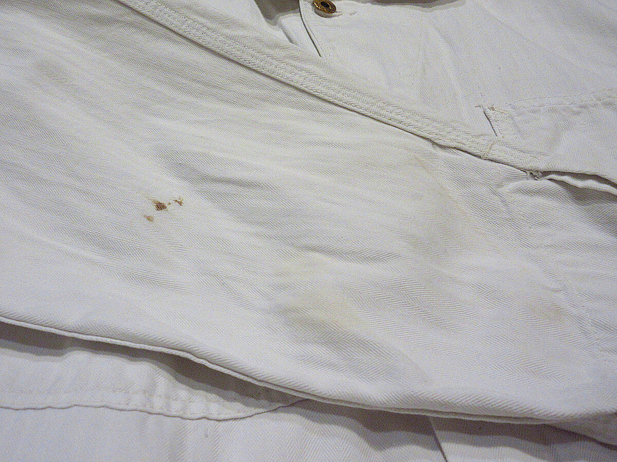 ビンテージ50's60's○Carhartt HBT生成りオールインワンsize 44 ビンテージ50's60's○Carhartt HBT生成りオールインワンsize 44