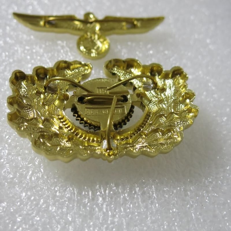 ナチスドイツ軍 陸軍将官ワシ&コッカード帽章セット ナチスドイツ軍 陸軍将官ワシ&コッカード帽章セット