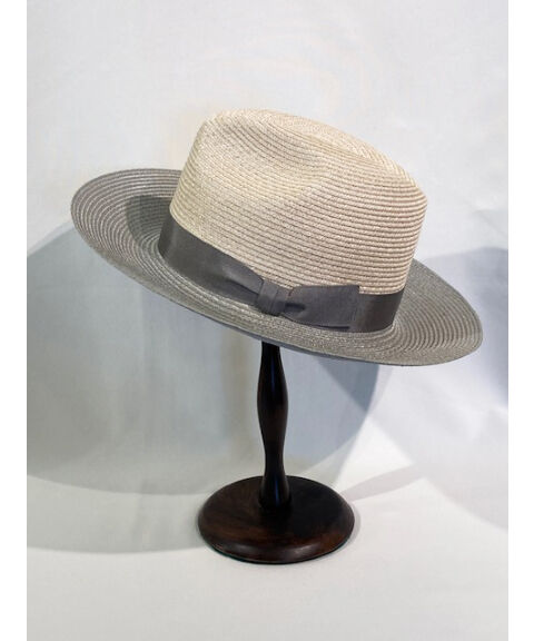 Two Tone Linen Wide Blade Hat（Edo Hat）【EDHT-581...