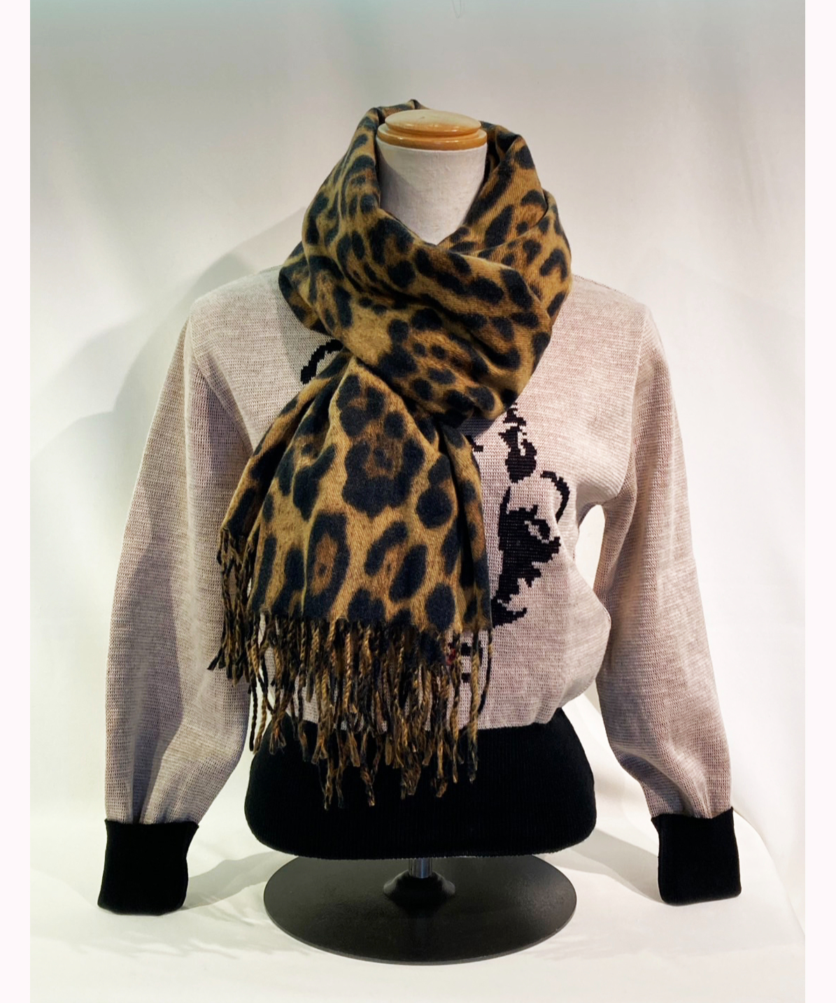 Coffee Leopard Wide Stall 【VJ-ST002】 | savoyclo...