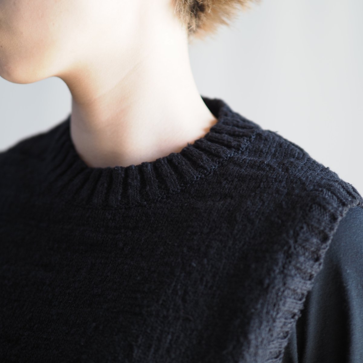 【期間限定価格】 ガラ紡ニットベスト KTG-002 [ コットン ] | 新見本工場 オン...