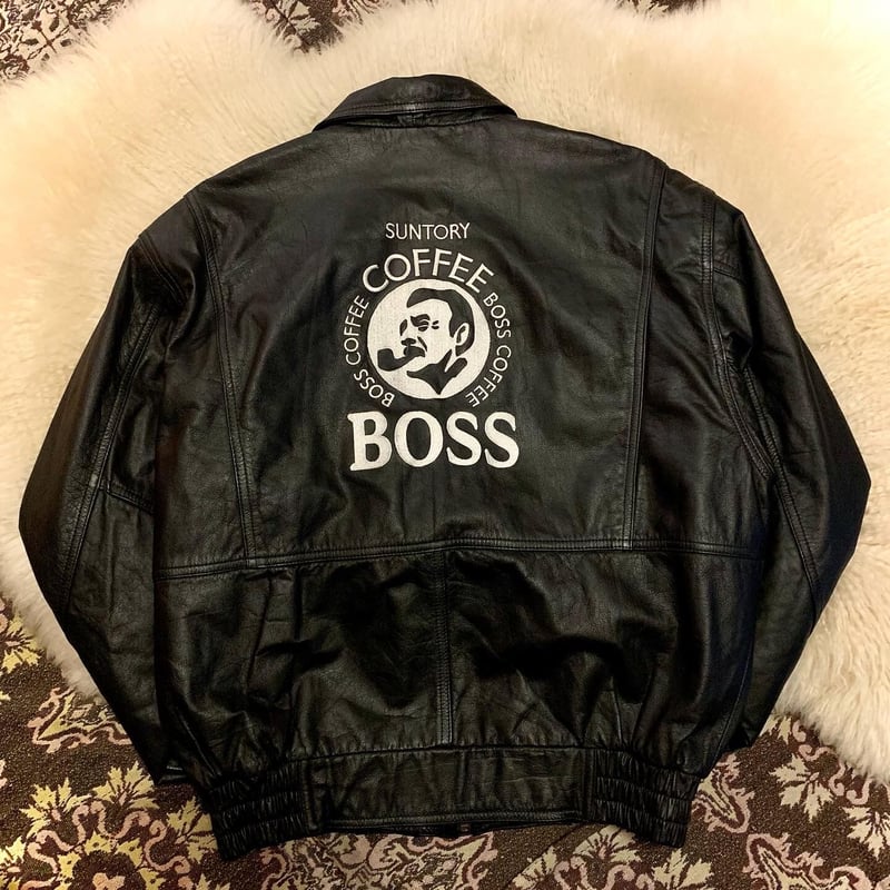 SUNTORY BOSS” leather jacket 】 | Skeleton Lamp SUNTORY BOSS” leather jacket 】 | Skeleton Lamp