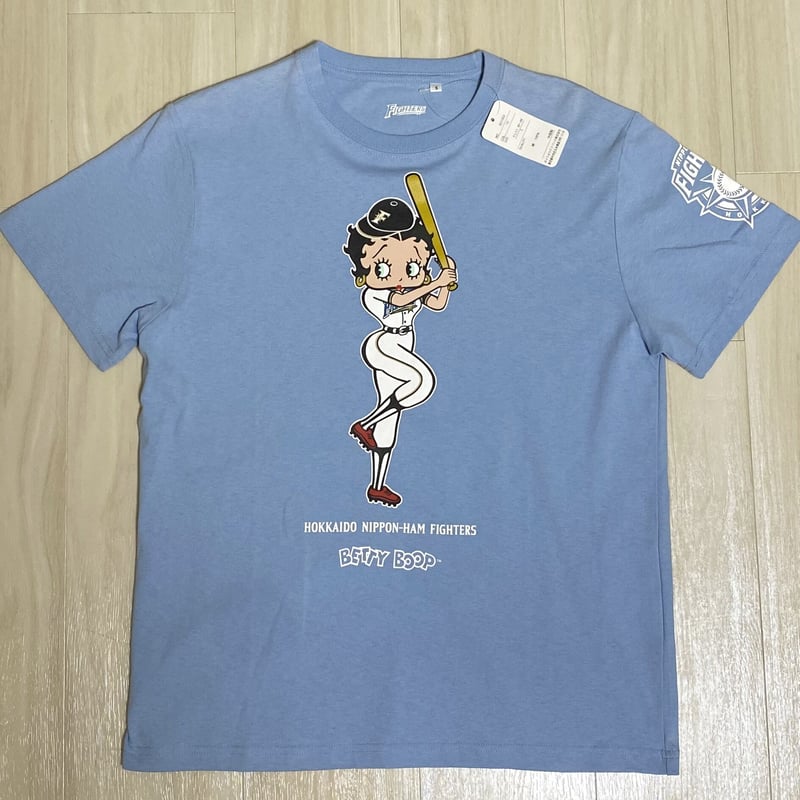 古着】HOKKAIDO NIPPON-HAM FIGHTERS×BETTY BOOP T-S 古着】HOKKAIDO NIPPON-HAM FIGHTERS×BETTY BOOP T-S