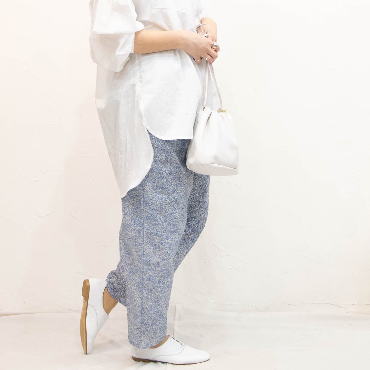 (g)グラム g_605 リバティープリントイージーパンツ | casual collecti...
