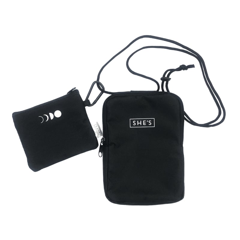 ショルダーポーチ&コインケース(ブラック) | SHE'S ONLINE SHOP ショルダーポーチ&コインケース(ブラック) | SHE'S ONLINE SHOP
