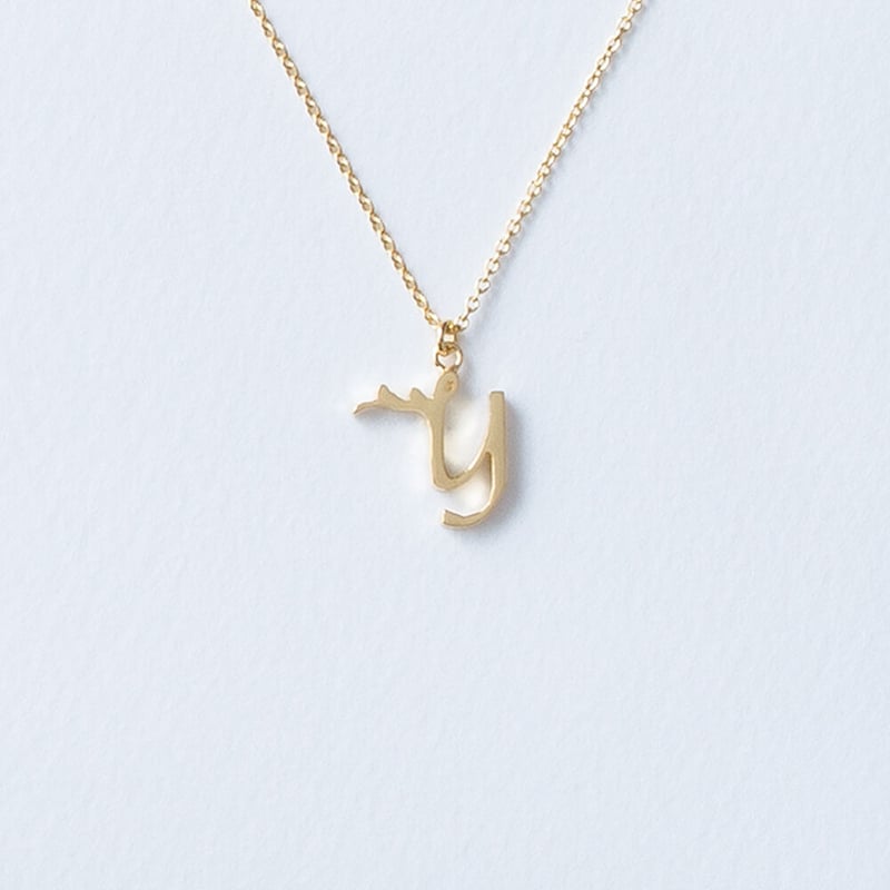イニシャル Y | ネックレス | L-015 | 【公式】5108/コトバ イニシャル Y | ネックレス | L-015 | 【公式】5108/コトバ