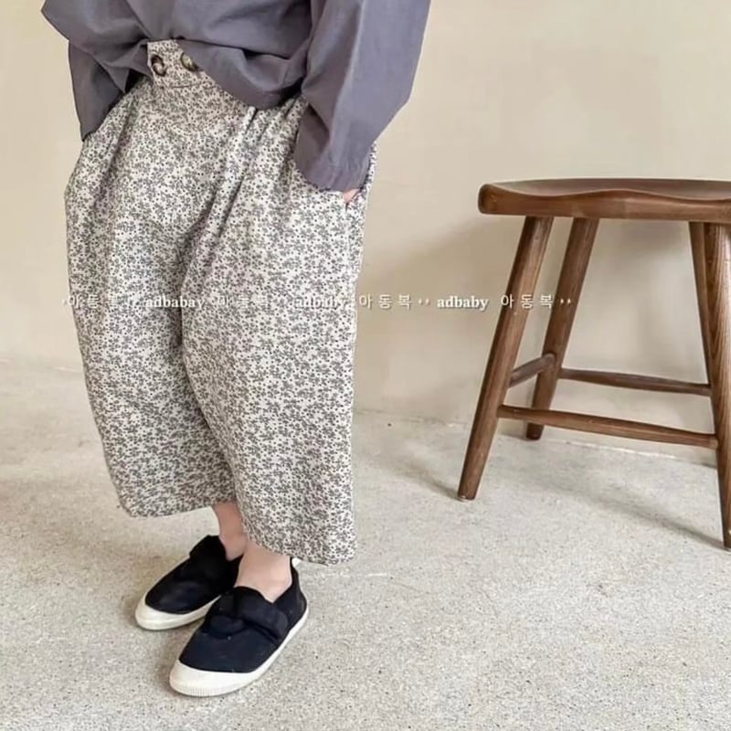 小花柄レトロフラワースプリングパンツ | muddy_kuro 小花柄レトロフラワースプリングパンツ | muddy_kuro