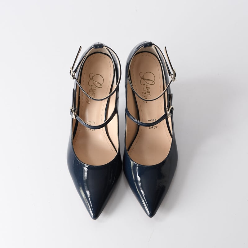ポインテッドトゥストラップヒールパンプス / Pointed toe strap ポインテッドトゥストラップヒールパンプス / Pointed toe strap