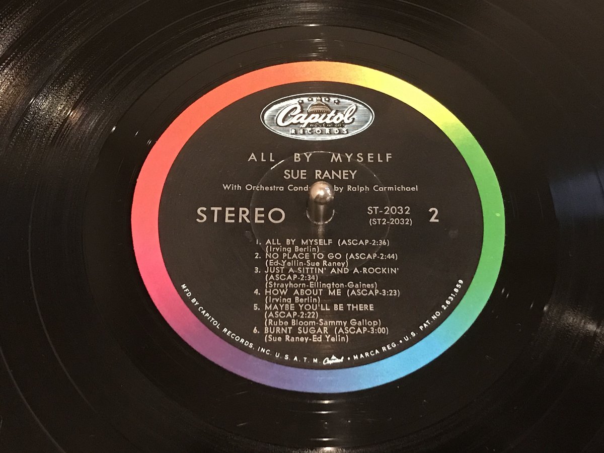 Sue Raney／All By Myself（CAPITOL ST2032）STEREOオリ...