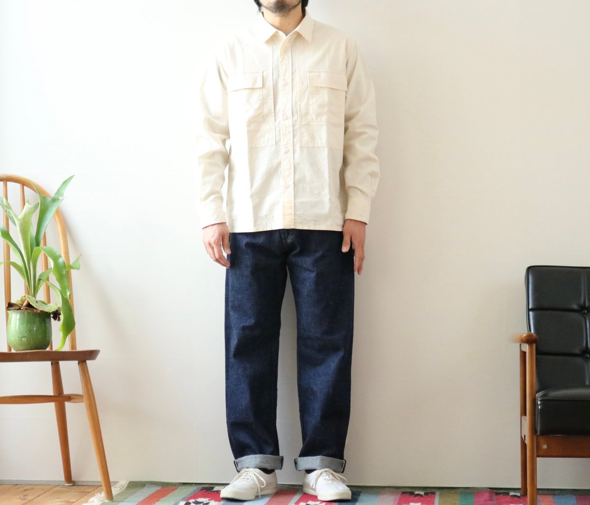 UNISEX / FOB FACTORY / WIDE DENIM 5P / F1147