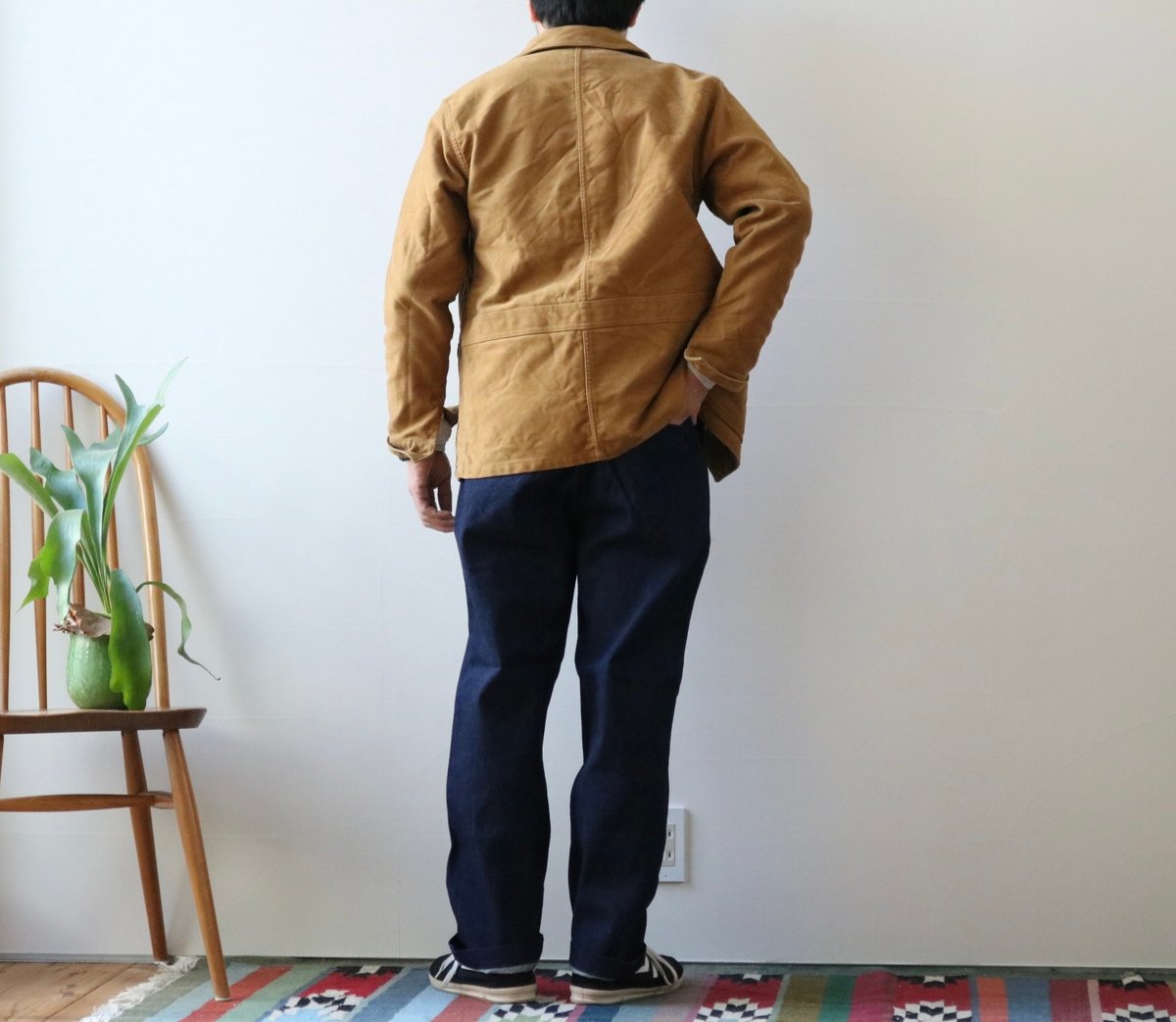 UNISEX / FOB FACTORY / DENIM TRACK PANTS / F050...