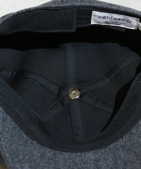 cableami / Recycle Tweed CASQUETTE / 022-25AW