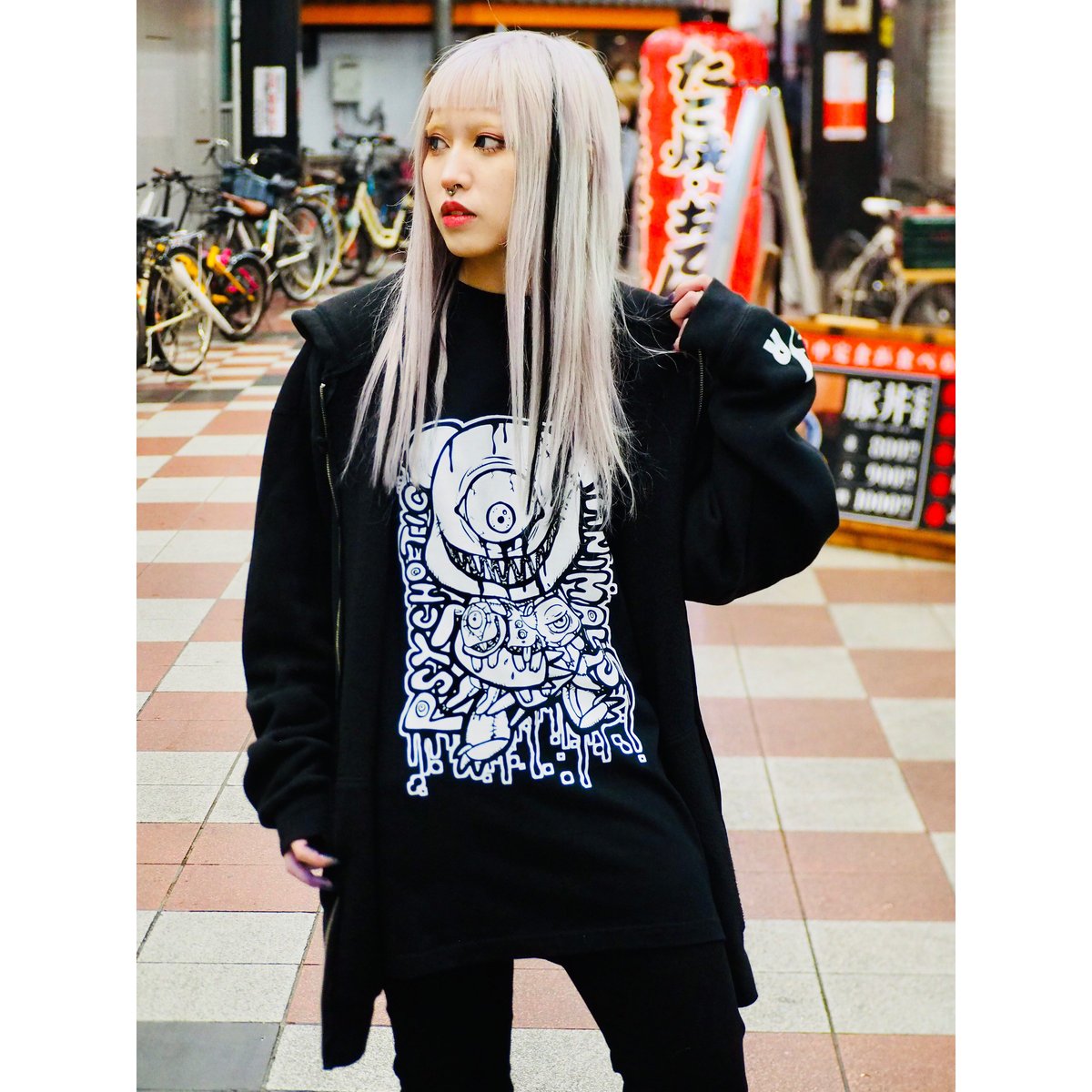 PSYCHOTIC ANIMALS/Long sleeve | PLAYER DESIGN