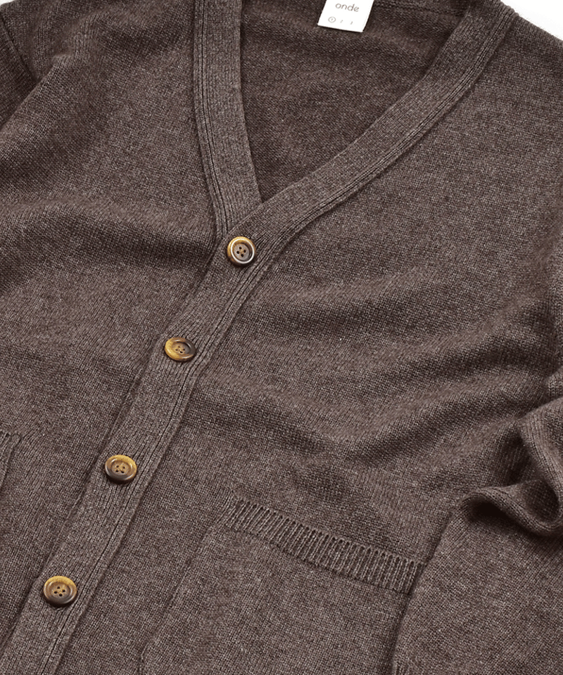 洗えるカシミヤカーディガン(walnut) | 日本製の洗えるニット 洗えるカシミヤカーディガン(walnut) | 日本製の洗えるニット