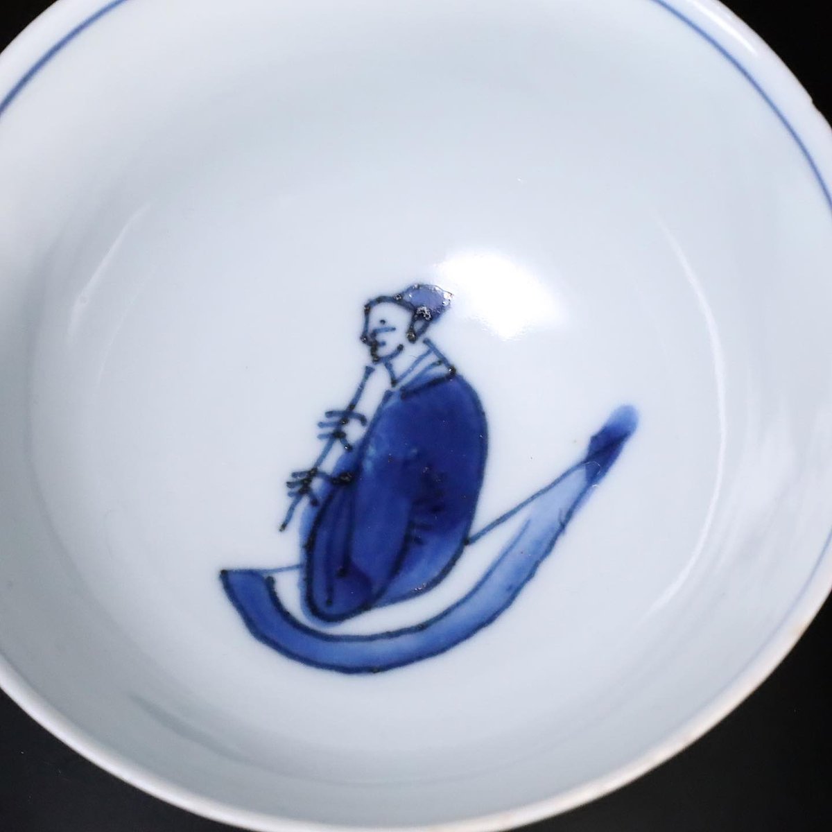 明 古染付笛人物文汲出碗 十客揃 | LYAN ARTS' Collection onlin 明 古染付笛人物文汲出碗 十客揃 | LYAN ARTS' Collection onlin