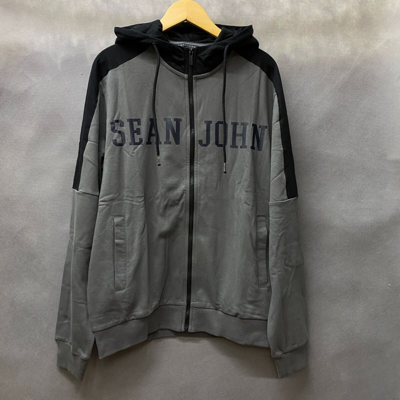 SEANJOHN ショーンジョン ラグラン袖 ジップアップ パーカー SEANJOHN ショーンジョン ラグラン袖 ジップアップ パーカー