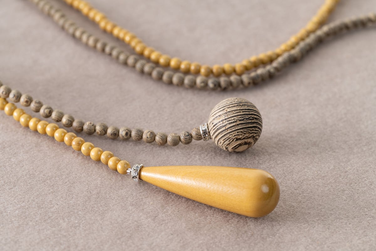 しずくのラリエット | レアウッドビーズBijoux STORE しずくのラリエット | レアウッドビーズBijoux STORE