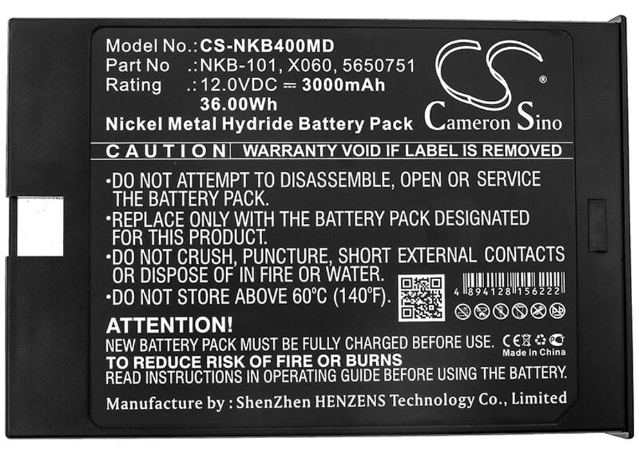 日本光電 BSM-4100 NKB-101互換バッテリー (CS-NKB400MD) 送料無料...
