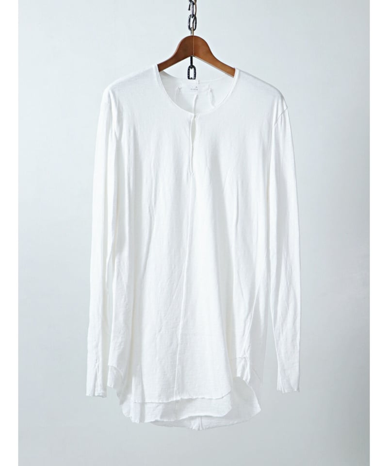 ASKYY / PA21 / LAYERD TUNIC CUTSEW / WHT | Owl ASKYY / PA21 / LAYERD TUNIC CUTSEW / WHT | Owl