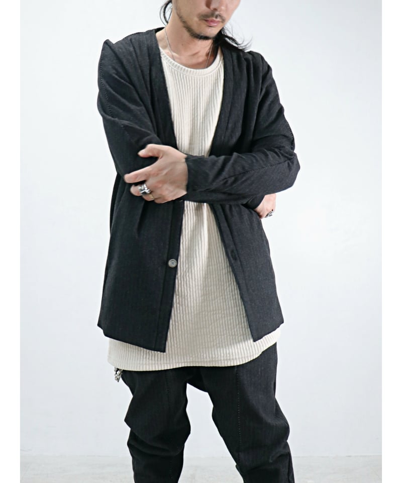 Wir Lineal / 42LA205W116 / ノーカラーカーディドレス Wir Lineal / 42LA205W116 / ノーカラーカーディドレス