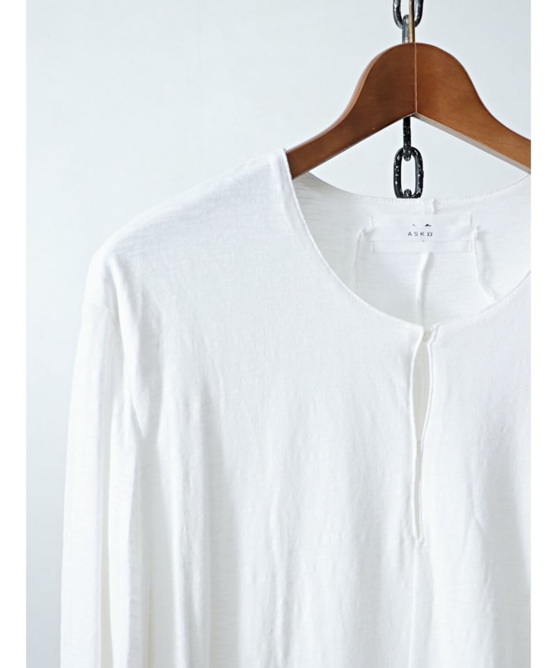 ASKYY / PA21 / LAYERD TUNIC CUTSEW / WHT | Owl ASKYY / PA21 / LAYERD TUNIC CUTSEW / WHT | Owl