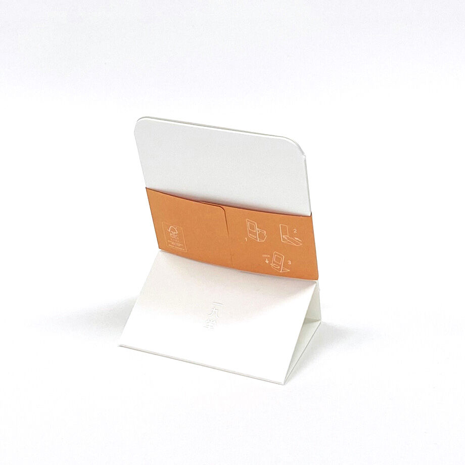 PAPER SMARTPHONE STAND (WHITE & BLACK)【折りたたみ式】