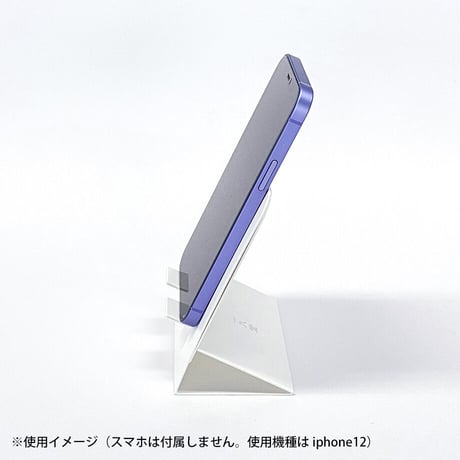 PAPER SMARTPHONE STAND (WHITE & BLACK)【折りたたみ式】