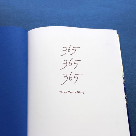 365 365 365 -3years diary- | ICHIKUDO STORE