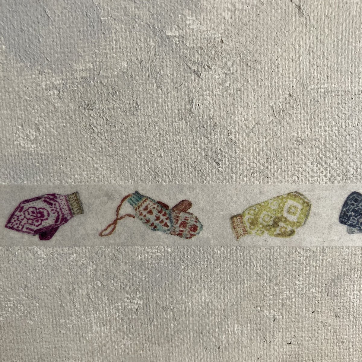 sunao knitting ミトンのマスキングテープ | sunao knitting