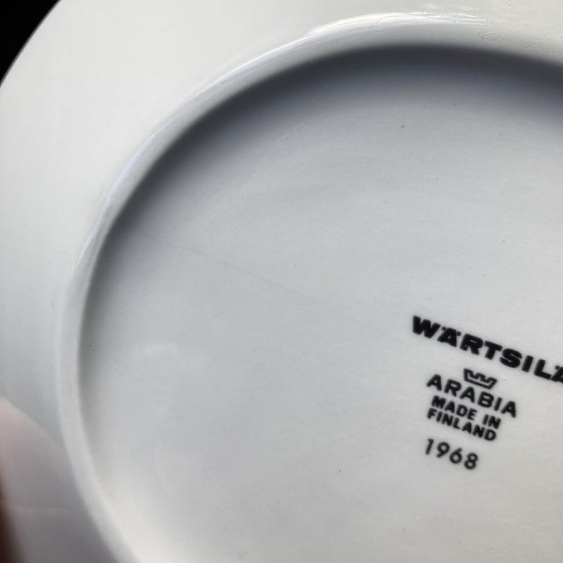 arabia color paratiisi oval plate 21cm 1968年 WÄ arabia color paratiisi oval plate 21cm 1968年 WÄ