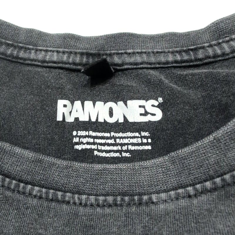 RAMONES ラモーンズ Tシャツ バンドTシャツ チャコールグレー RAMONES ラモーンズ Tシャツ バンドTシャツ チャコールグレー