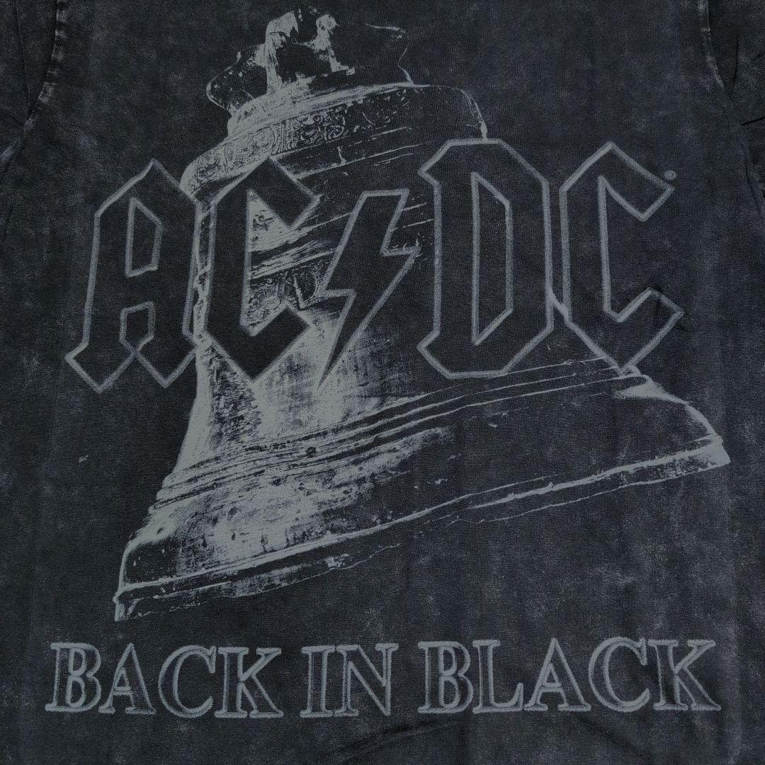 AC/DC エーシー・ディーシー Tシャツ バンドTシャツ ブラック AC/DC エーシー・ディーシー Tシャツ バンドTシャツ ブラック