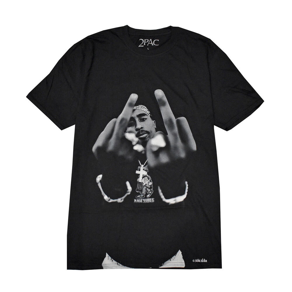 2PAC TUPAC トゥパック Tシャツ ブラック MIDDLE FINGER JUMBO 2PAC TUPAC トゥパック Tシャツ ブラック MIDDLE FINGER JUMBO