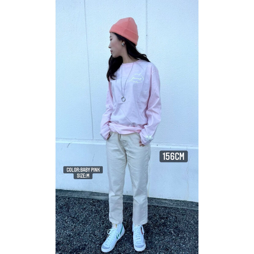 SenseS デザインロゴ ロングスリーブT-Shirt(lightolive)ライトオリーブ...