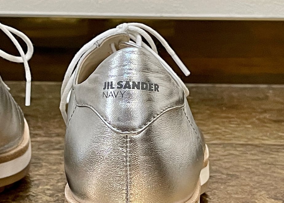 jilsander navy 2019ss leather shose 41 dead sto...