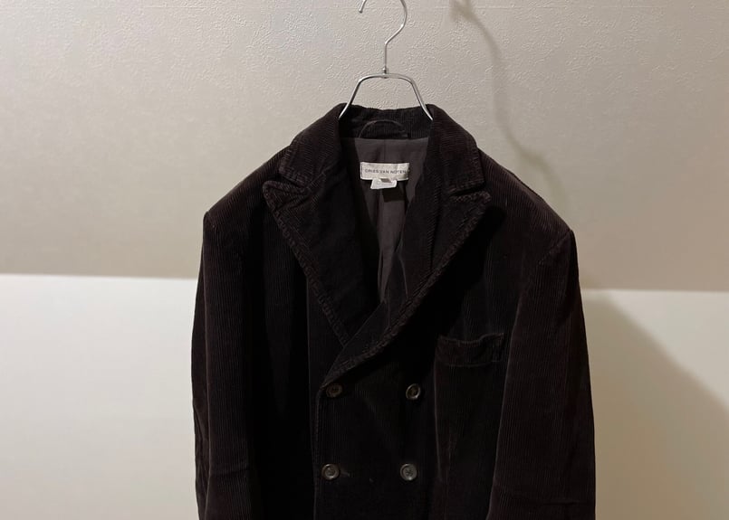 dries van noten corduroy double coat | weekend dries van noten corduroy double coat | weekend