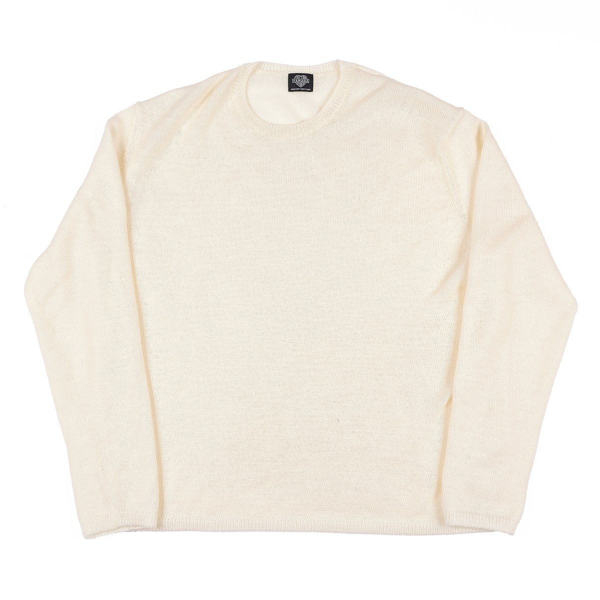 LOW GAUGE CREW NECK KNIT // IVORY | tattoostudi...