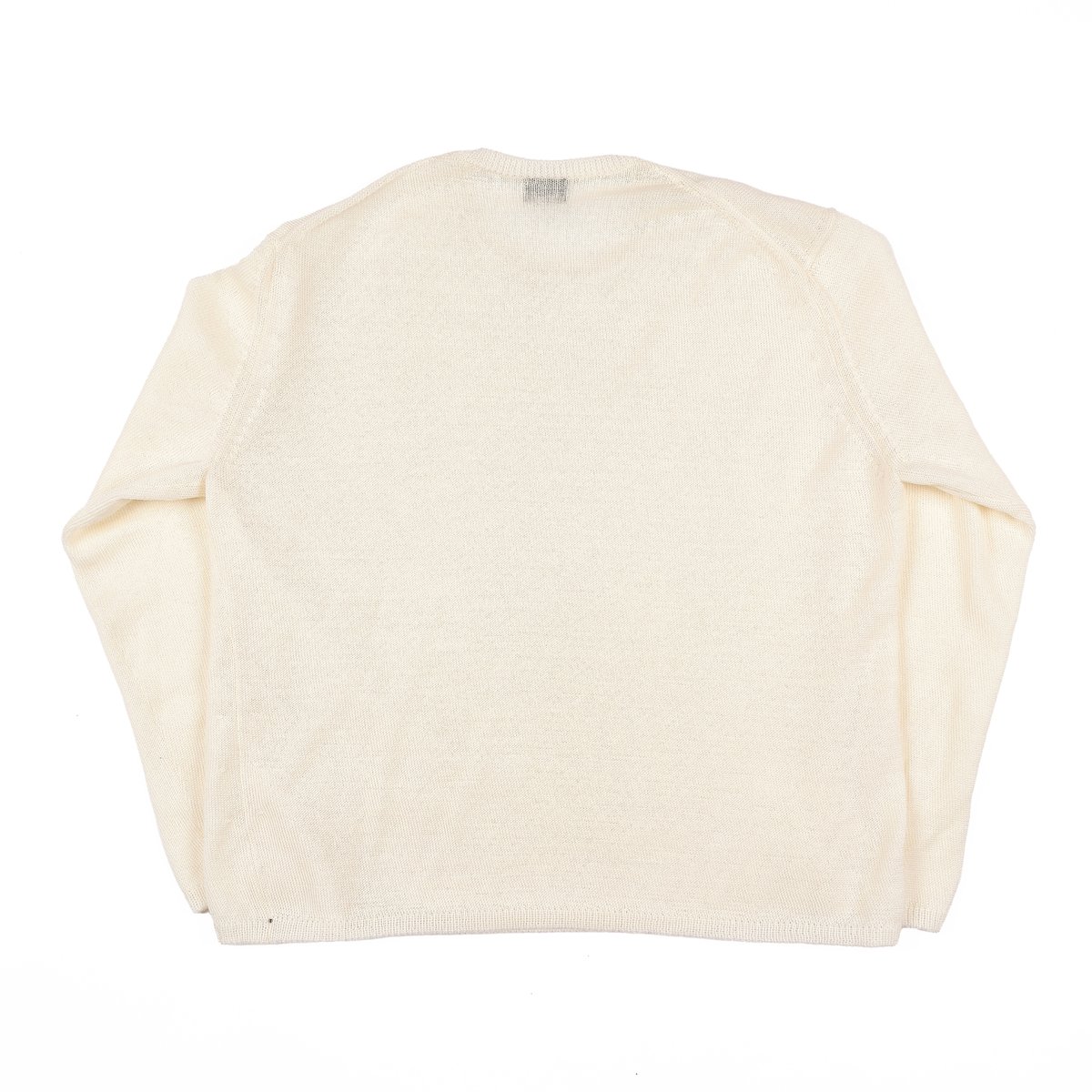 LOW GAUGE CREW NECK KNIT // IVORY | tattoostudi...