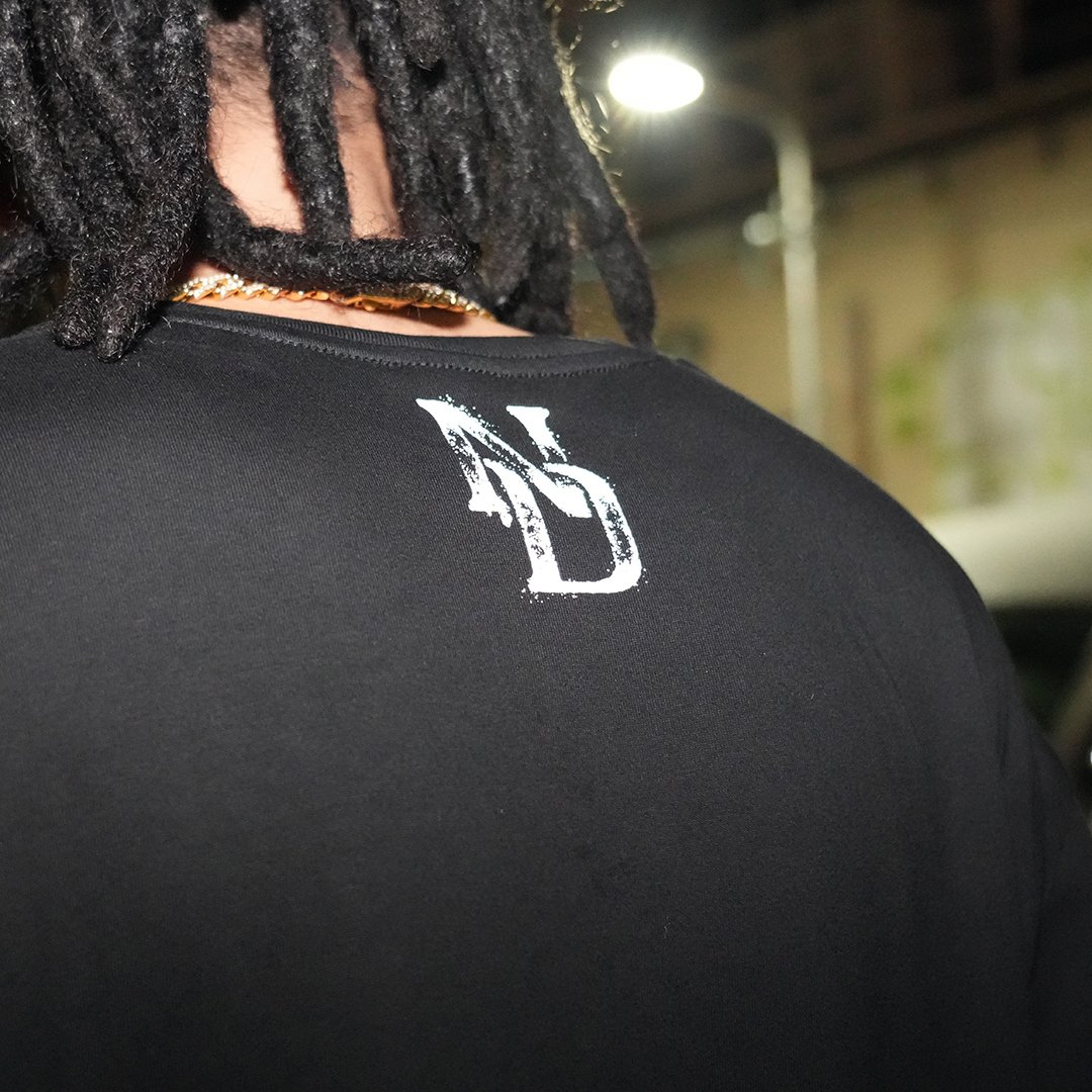 ND Stencil LS Tee(Black) | NastyDog OnlineStore