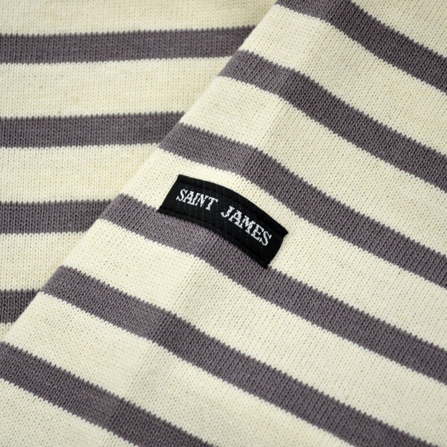 SAINT JAMES (セントジェームス) OUESSANT (ウエッソン) ECRU/CH...