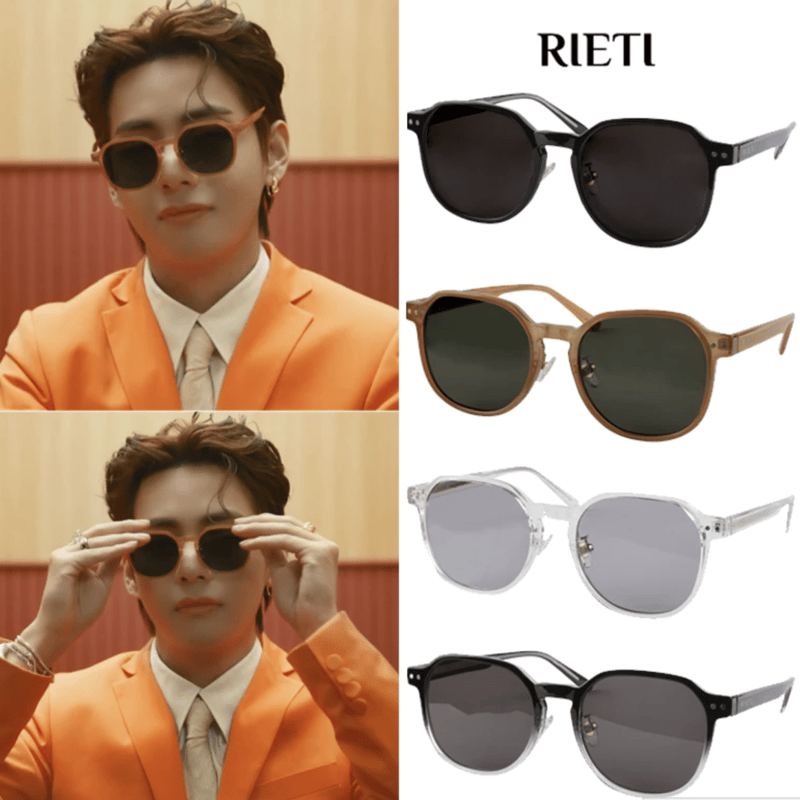 4color RIETI 正規品 サングラス BTS V テテ MV BUTTER 着用 4color RIETI 正規品 サングラス BTS V テテ MV BUTTER 着用