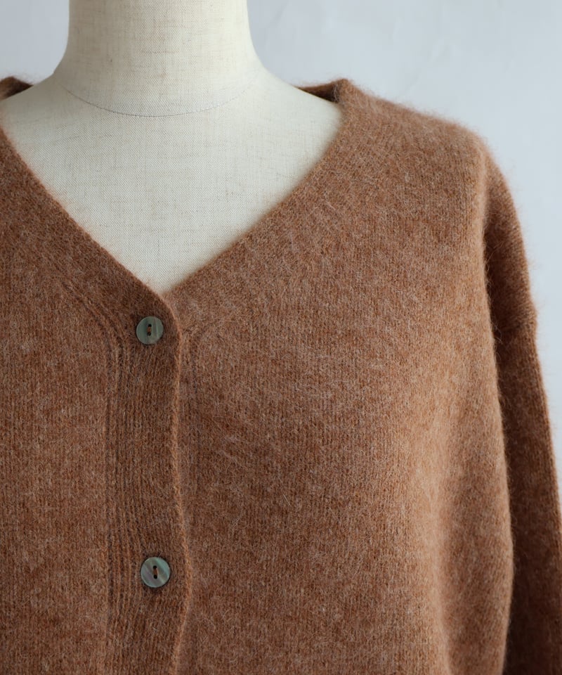 etre relie】FOX混ゆるVニットカーディガン / 157927 | etre relie