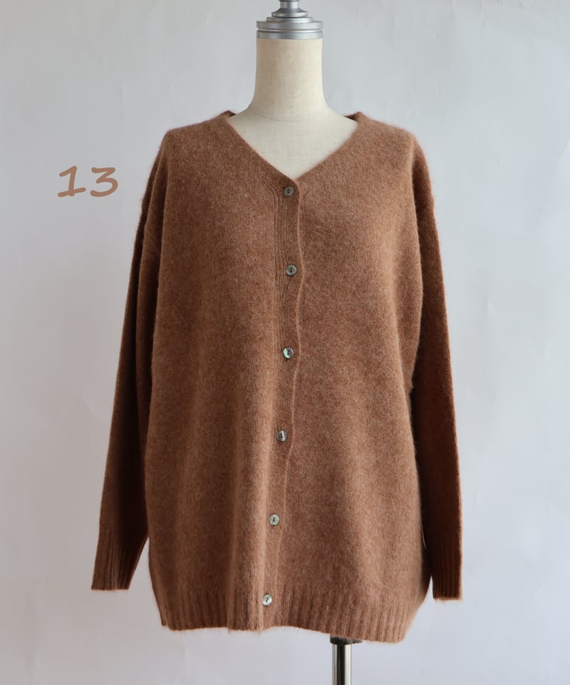 etre relie】FOX混ゆるVニットカーディガン / 157927 | etre relie