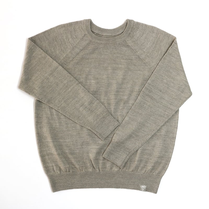 AZ-02-003 ウールリネン プルオーバー:Beige | 亜麻色雑貨店 AZ-02-003 ウールリネン プルオーバー:Beige | 亜麻色雑貨店