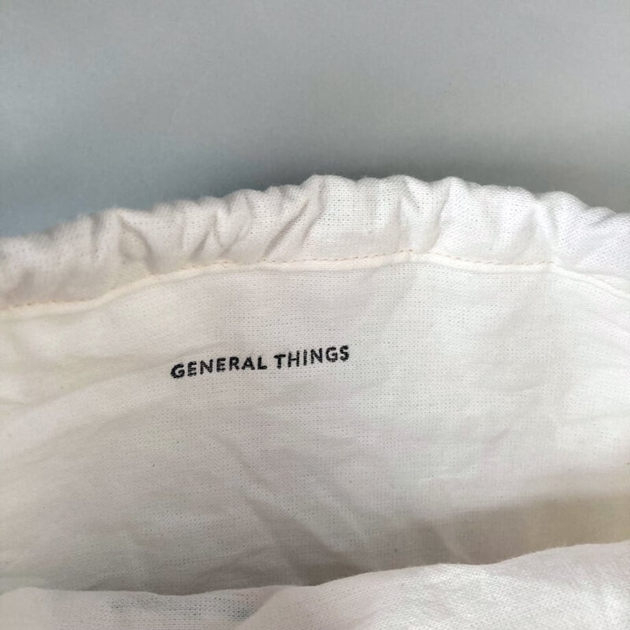 きんちゃく 中 "FKS" 福島 刺繍 | GENERAL THINGS