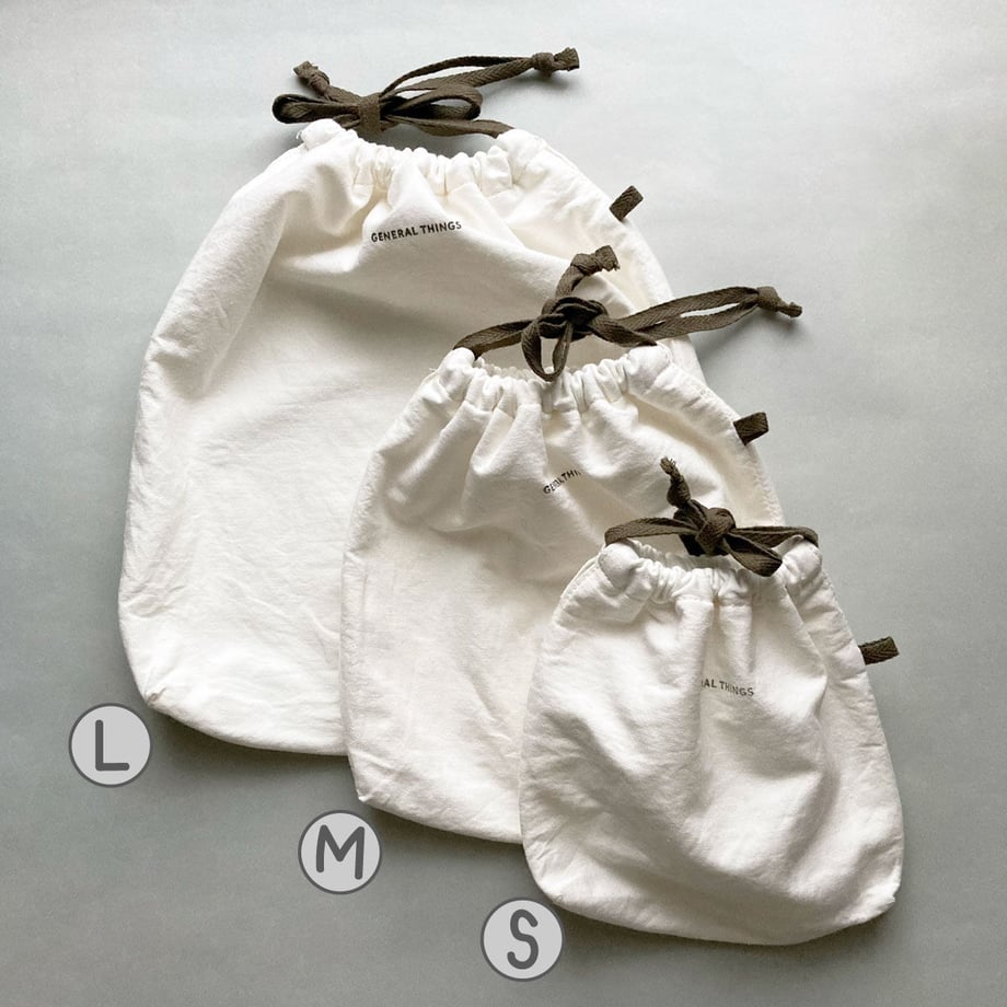 きんちゃく 中 "FKS" 福島 刺繍 | GENERAL THINGS